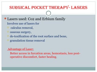 Lasers and its application in periodontics | PPT