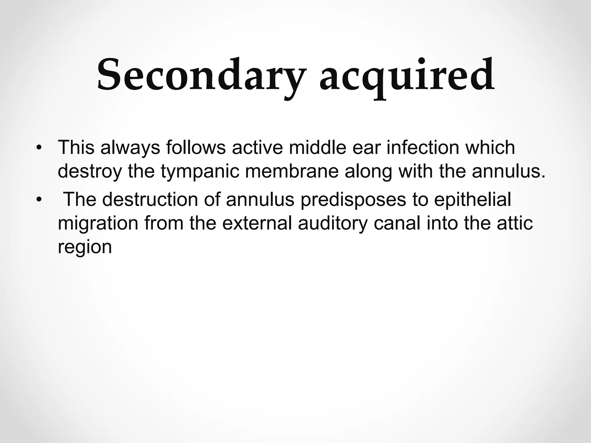 Cholesteatoma | PPTX