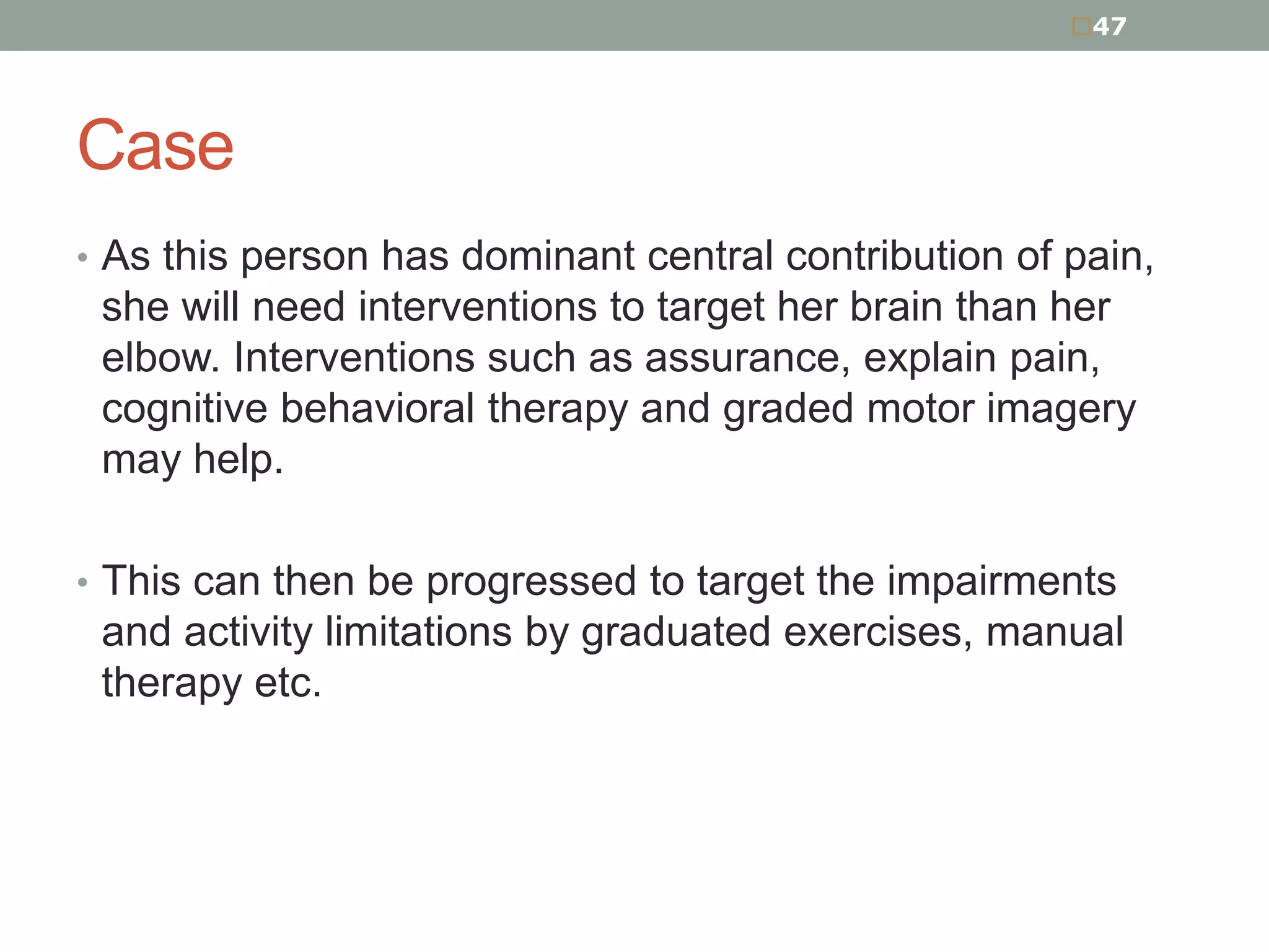 Clinical reasoning in physiotherapy | PPTX