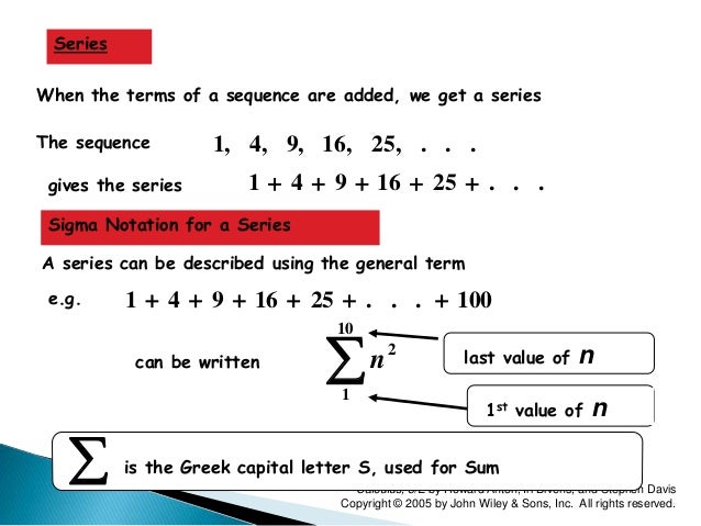Types of series and tests for convergences