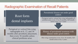 Supportive Periodontal Therapy | PPSX