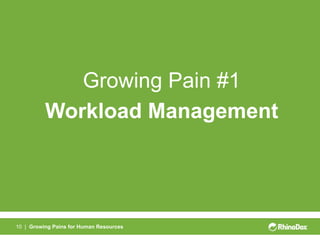 Growing Pains for Human Resources | PDF