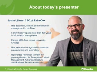 Growing Pains for Human Resources | PPT