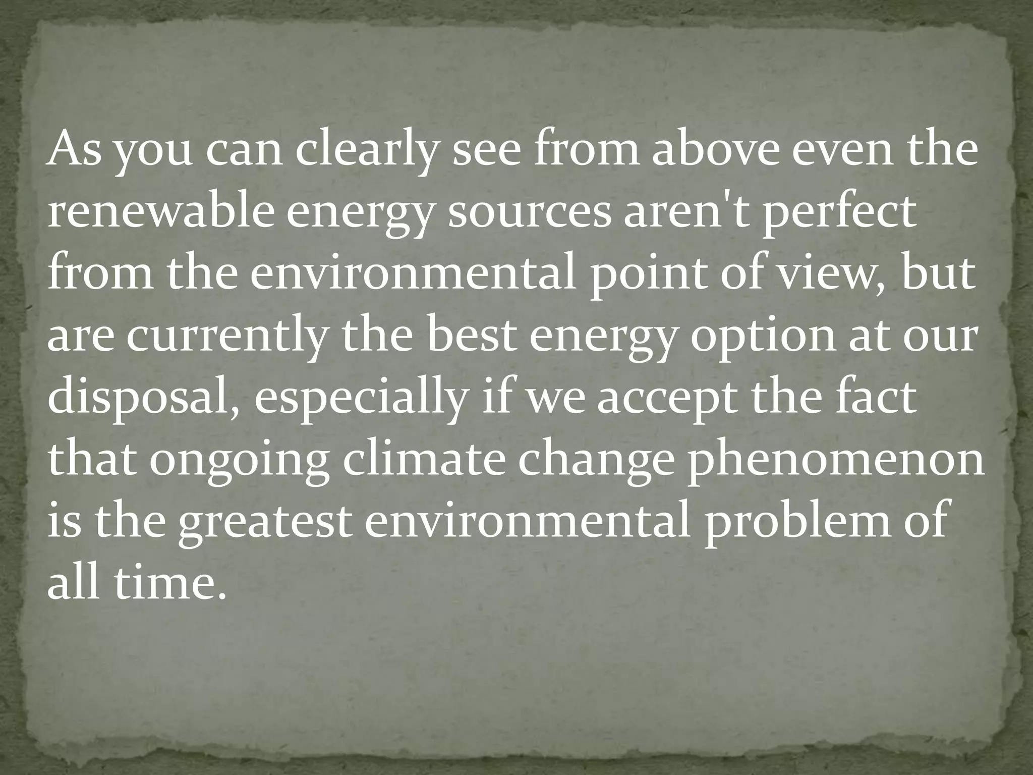 9. the most environmentally friendly source of energy | PPTX