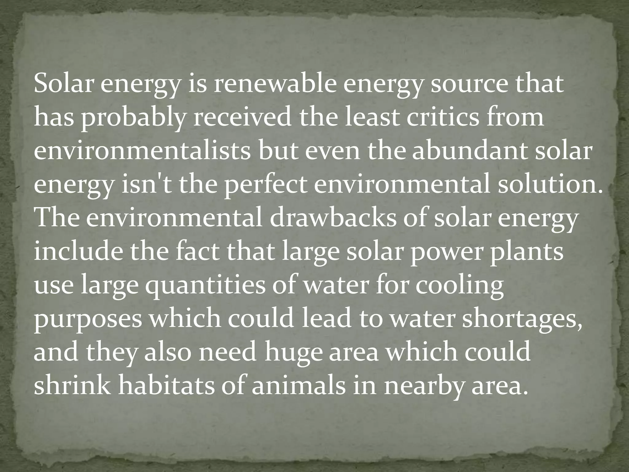 9. the most environmentally friendly source of energy | PPTX
