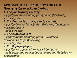 ΚΠΑ Γ' ΓΥΜΝΑΣΙΟΥ - 9.1 ΤΟ ΕΚΛΟΓΙΚΟ ΣΩΜΑ | ODP
