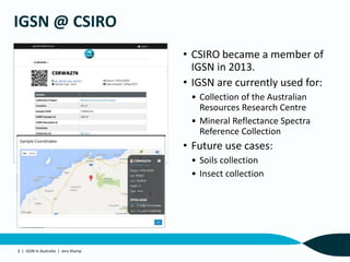 Overview of the IGSN discovery portal | PPT
