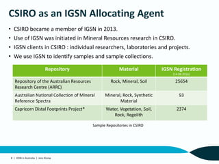 Overview of the IGSN discovery portal | PPT