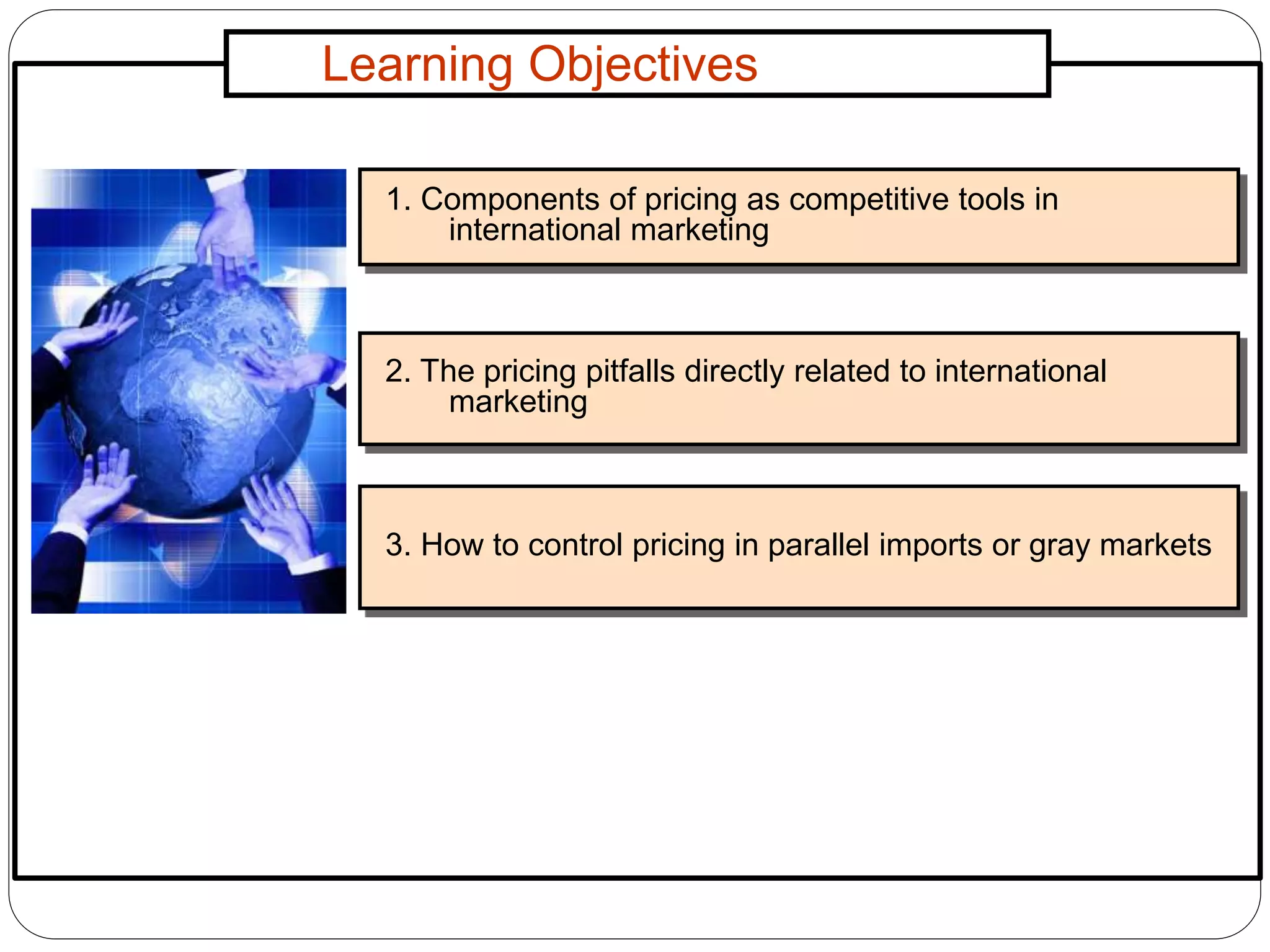 international pricing decisions | PPTX