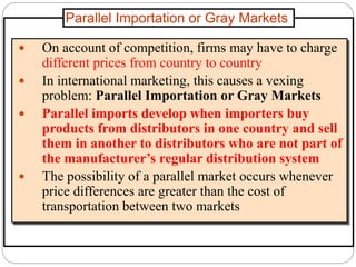 international pricing decisions | PPTX