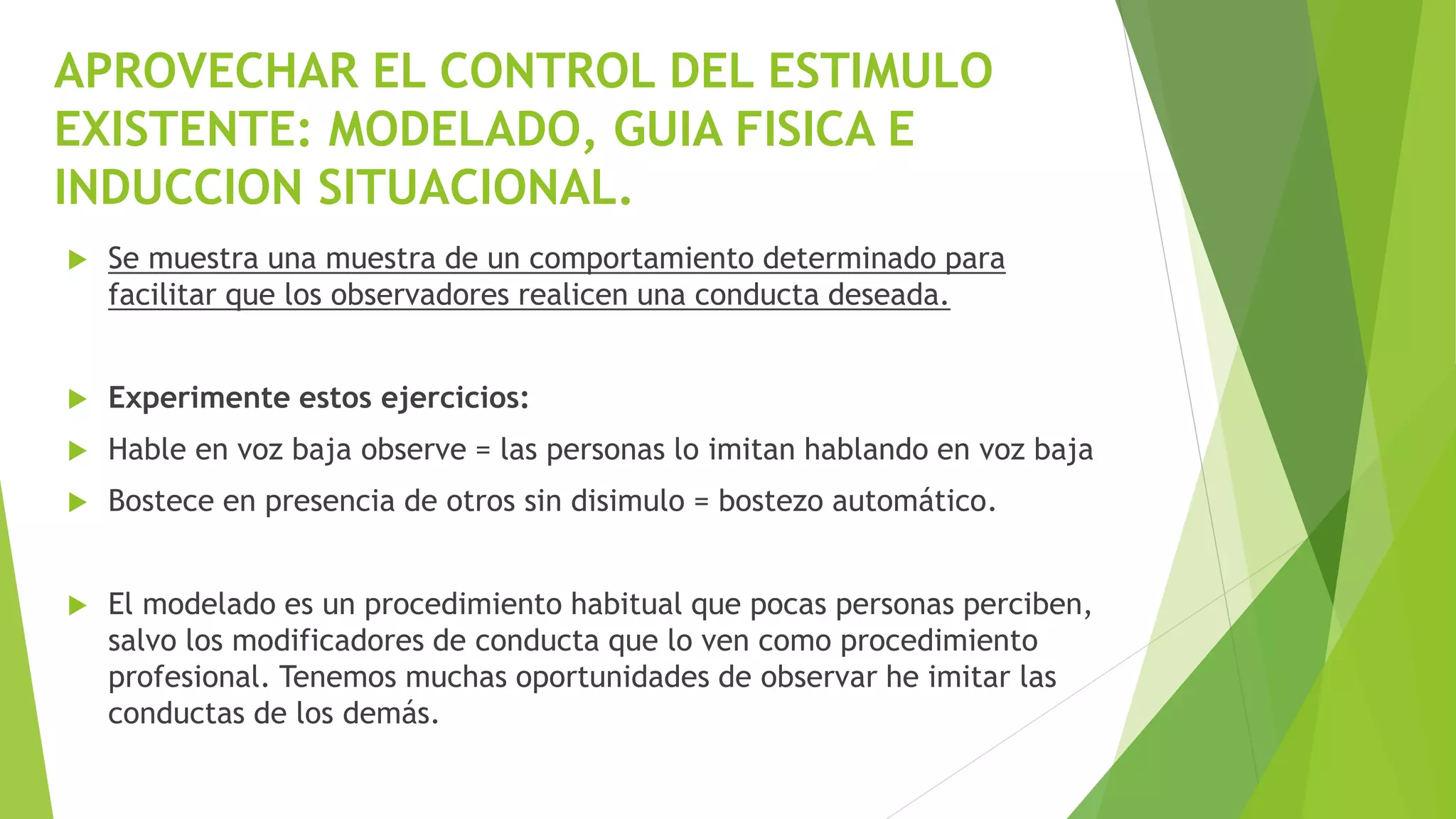 Tecnicas conductuales de Modelado y teoria del aprendizaje social | PDF