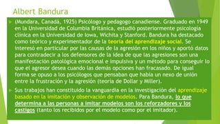 Tecnicas conductuales de Modelado y teoria del aprendizaje social | PDF