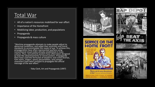 Popular Culture, Propaganda, & WWII | PPT