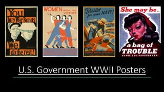 Popular Culture, Propaganda, & WWII | PPTX