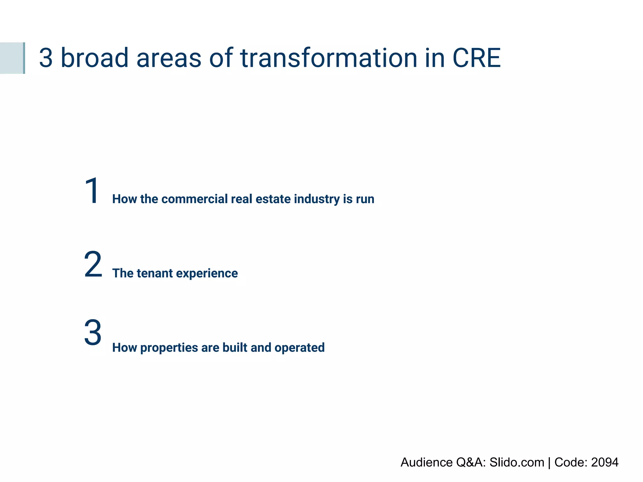 Tipping Point for CRE Tech - Brandon Weber, VTS | PPTX | Business | Business and Finance