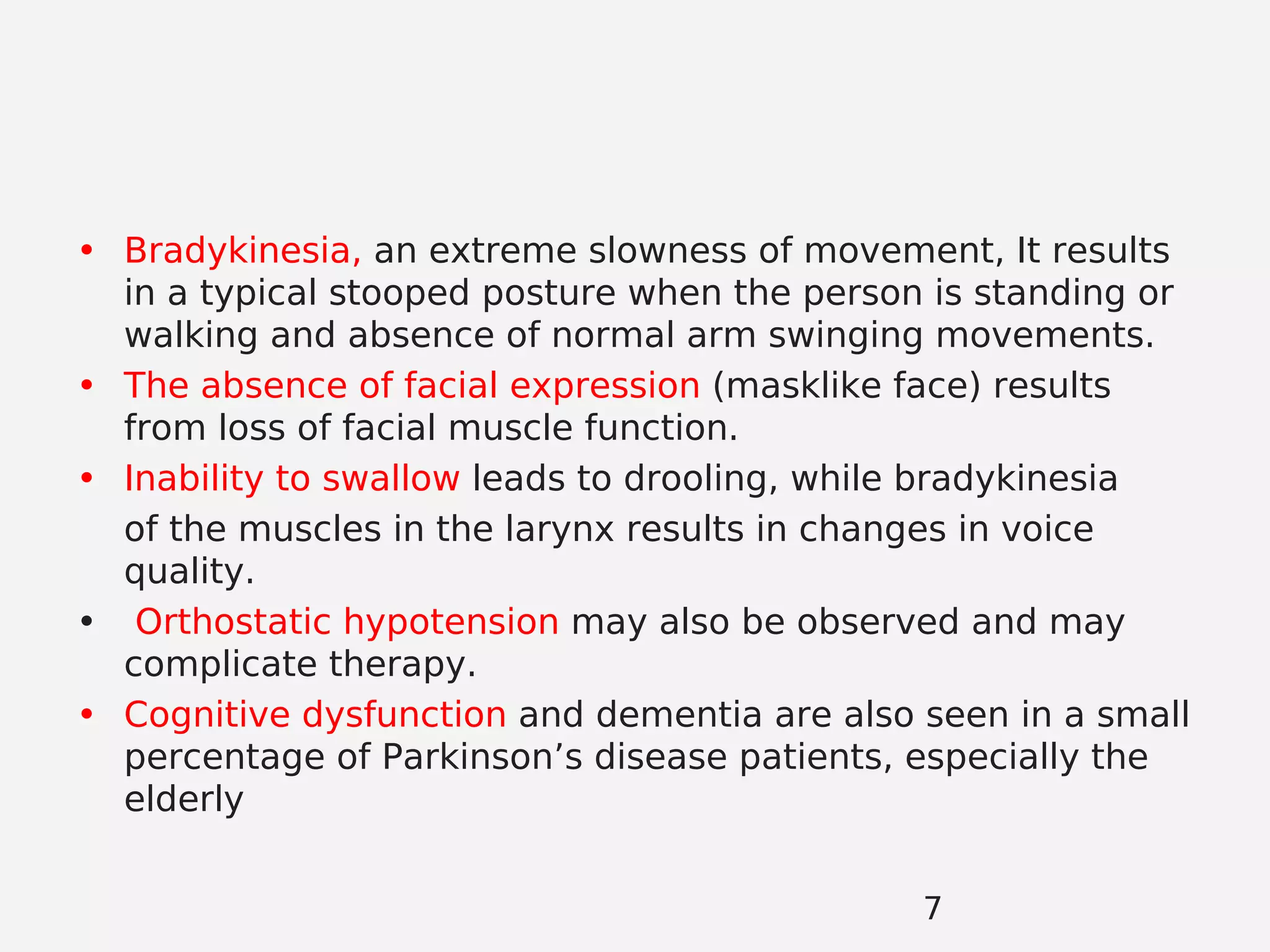 pathophysiology of parkinsons disease | PDF