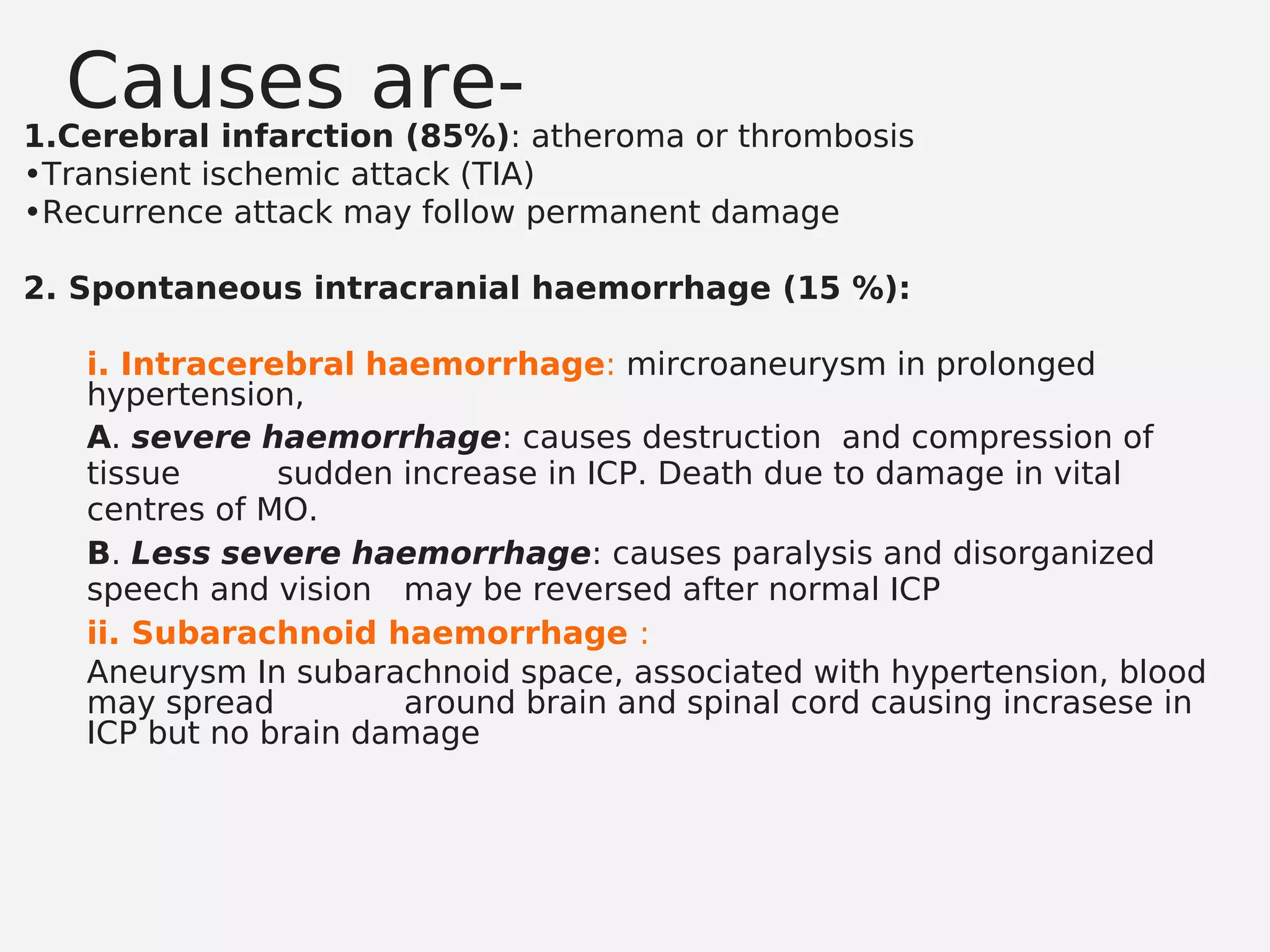Pathophysiology of cerebral hypoxia and stroke | PDF