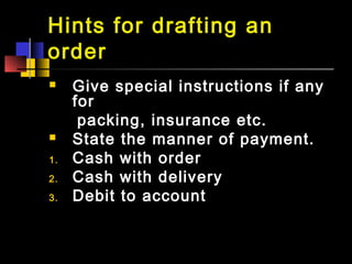 9. letter of order | PPT