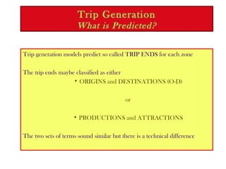 Trip generation | PPT