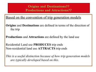 Trip generation | PPT