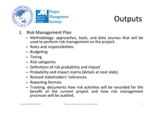 Project Risk Management | PDF