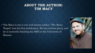 The brass teapot. | PPTX | Drama | Genres