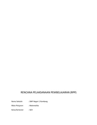 9.3.7 rpp bangun ruang sisi lengkung | DOCX