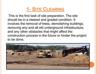 9. introduction to site preparation | PPTX
