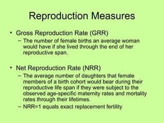 Fertility Measures | PPT