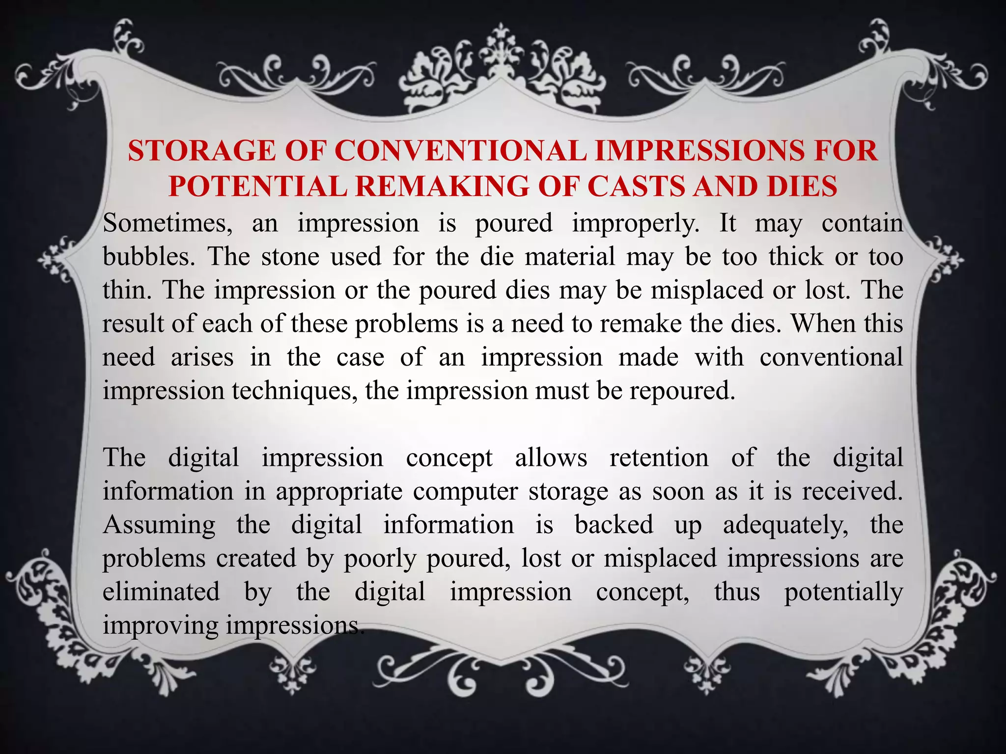 3D impressions in prosthodontics | PPTX