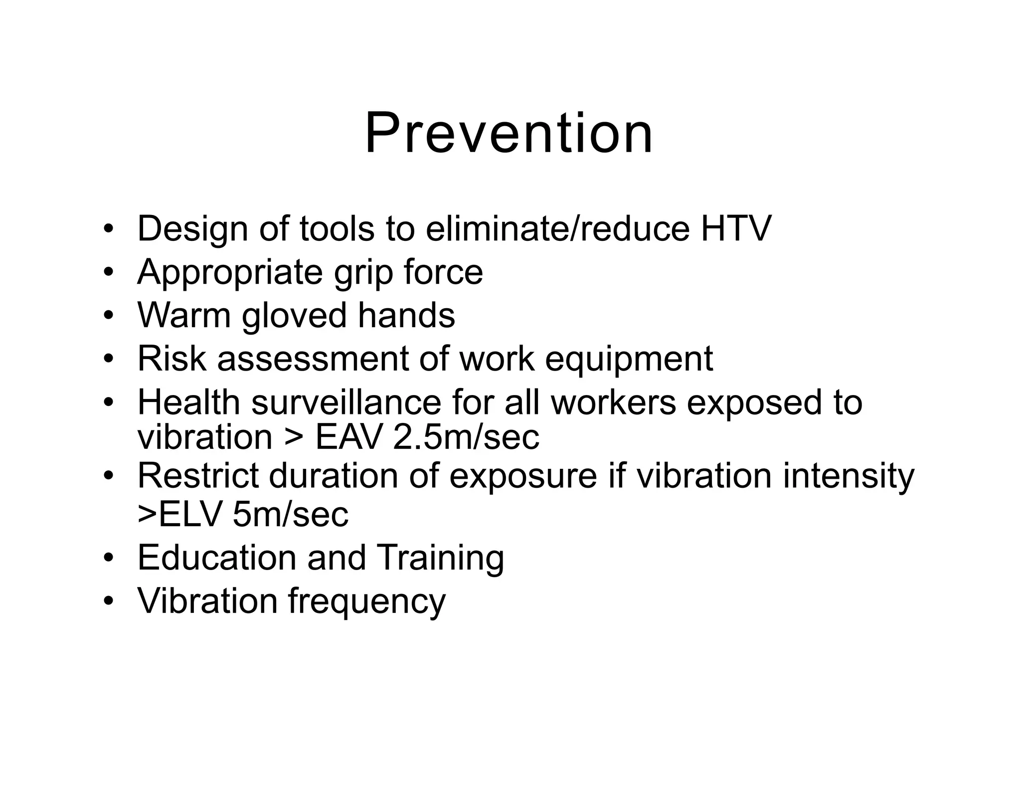 Hand Arm Vibration Syndrome | PPTX