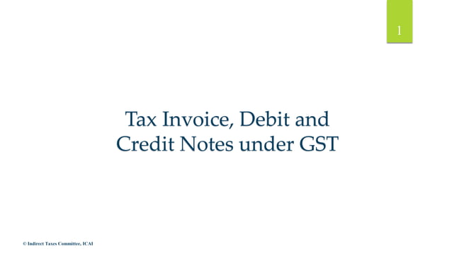 9.tax invoice-debit-and-credit-note | PPTX