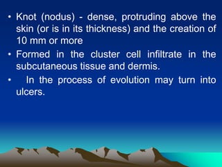 Properties of skin in Children. Semiotics of skin lesions | PPTX