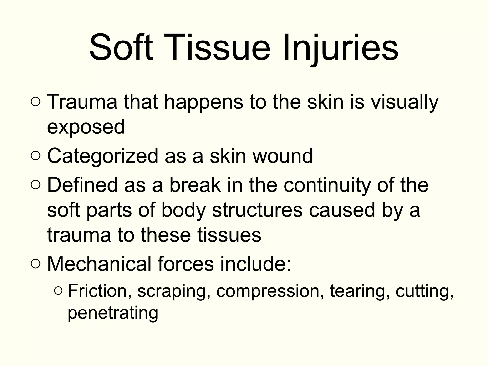 Skin wounds. Classification | PPT