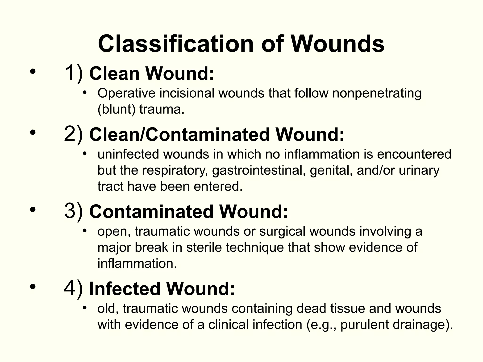 Skin wounds. Classification | PPT