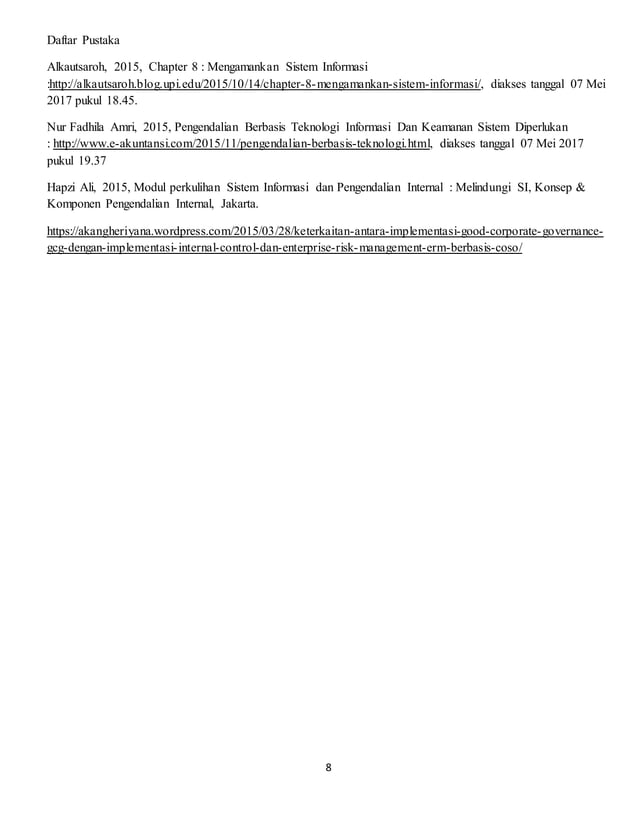 9.SI-PI, yohanes agung nugroho, hapzi ali, sistem informasi, konsep dasar pengendalian internal ...