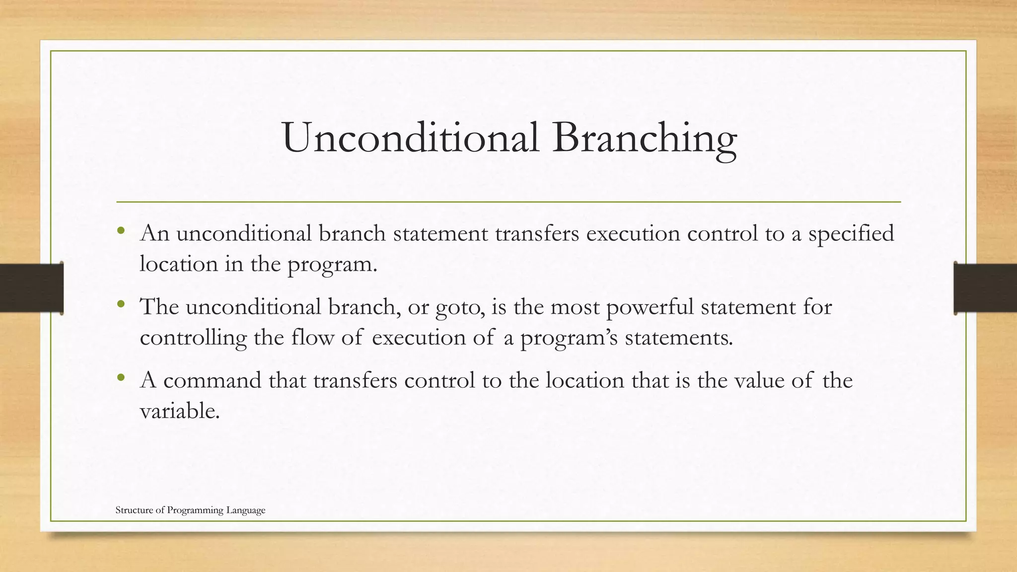 9. control statement | PPTX