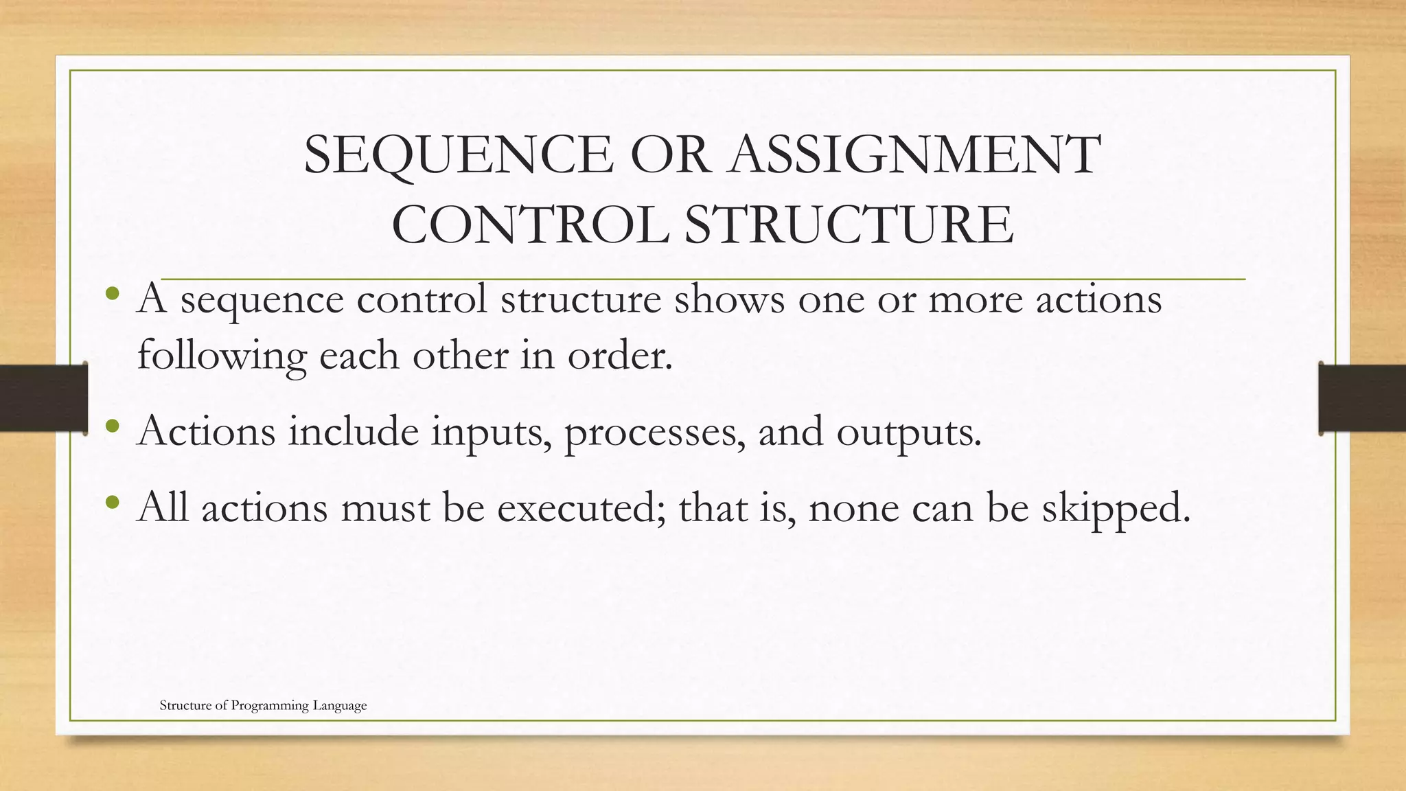 9. control statement | PPT