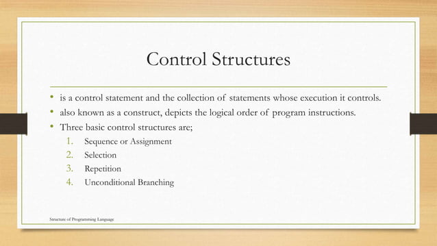 9. control statement | PPT