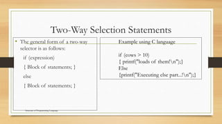 9. control statement | PPT