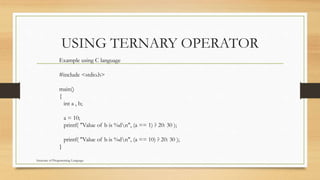 9. control statement | PPT