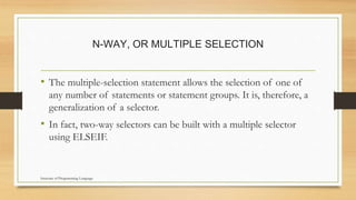 9. control statement | PPT