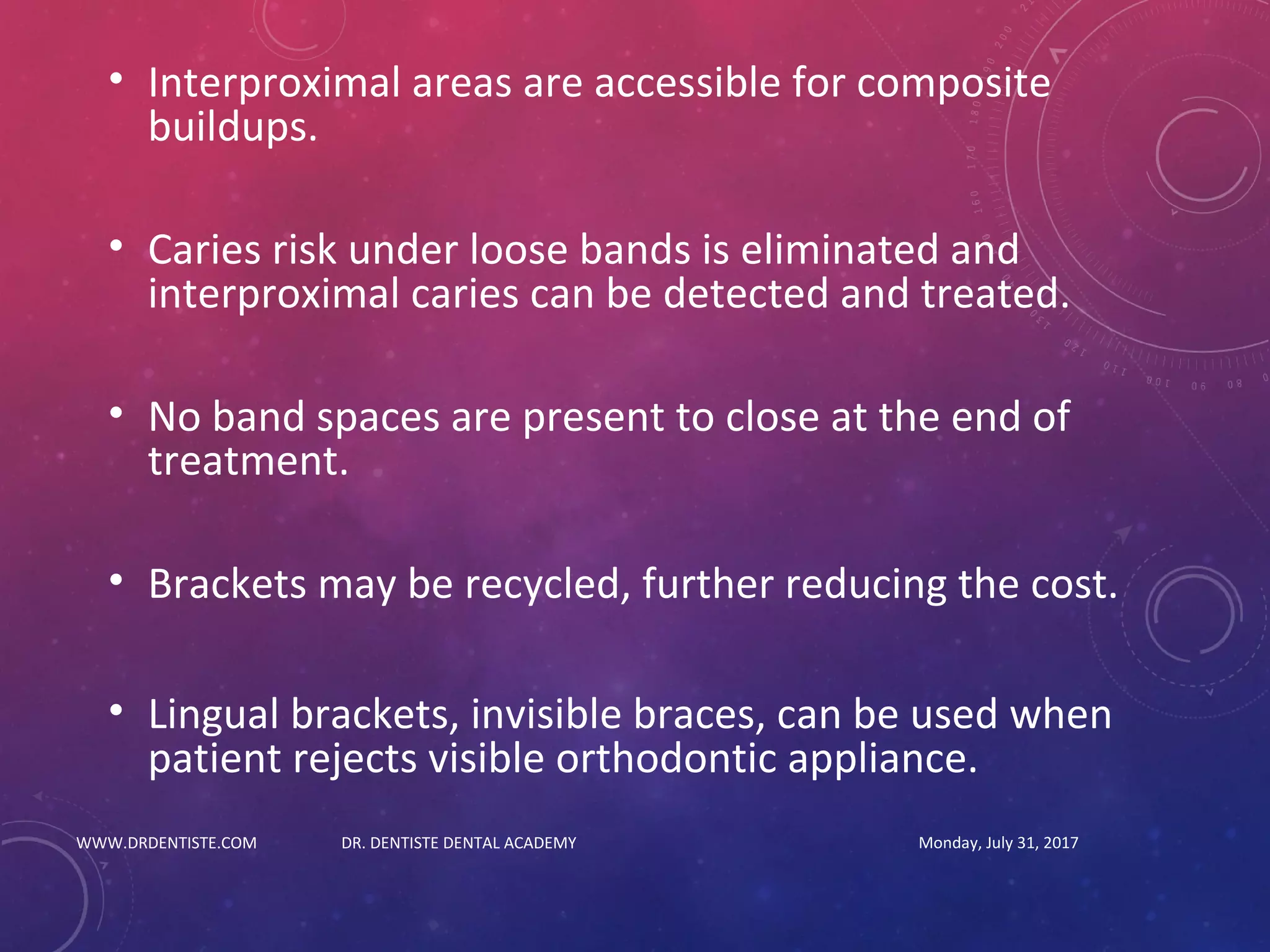 BANDING AND BONDING INN ORTHODONTICS | PPT