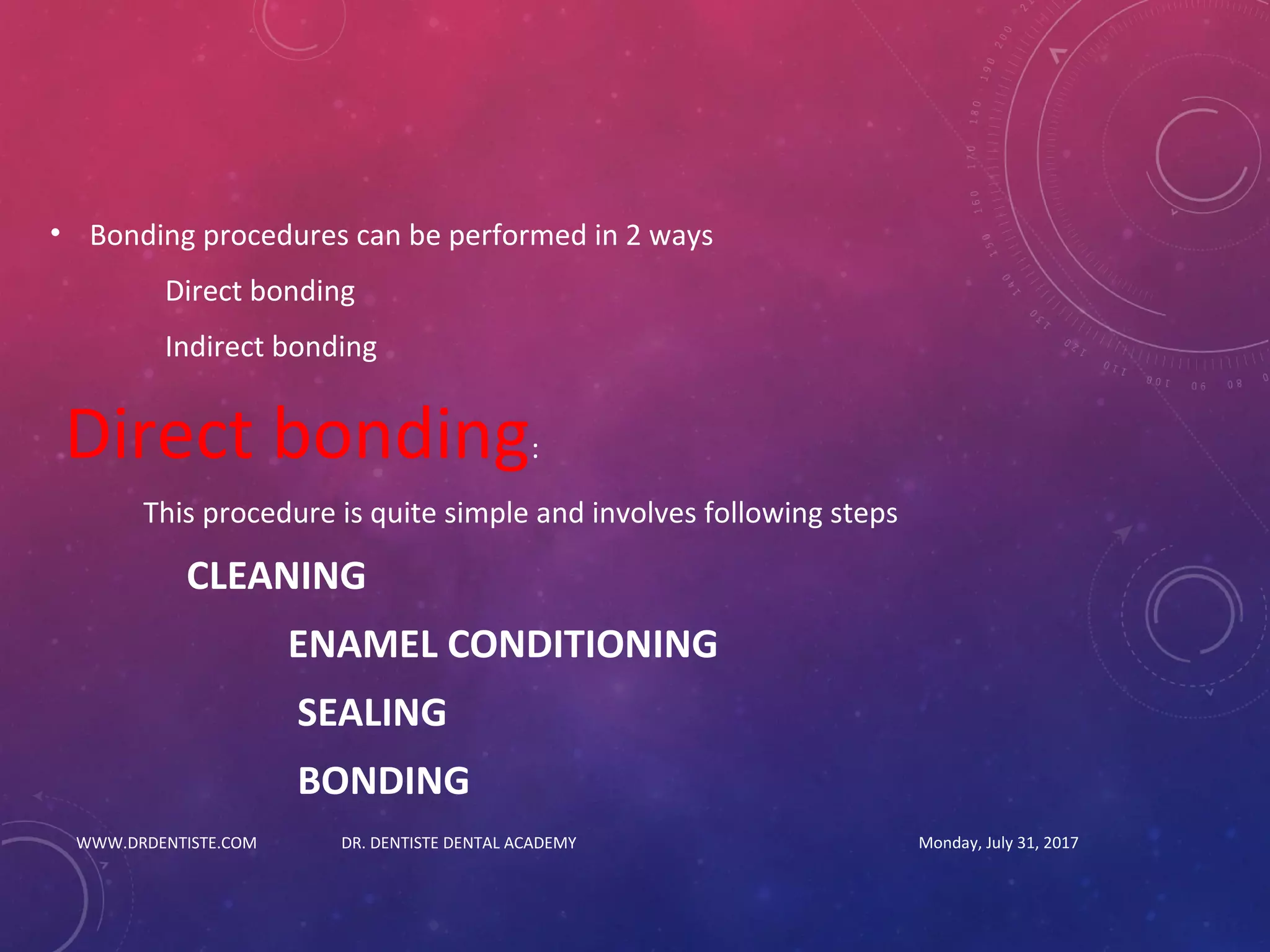 BANDING AND BONDING INN ORTHODONTICS | PPT