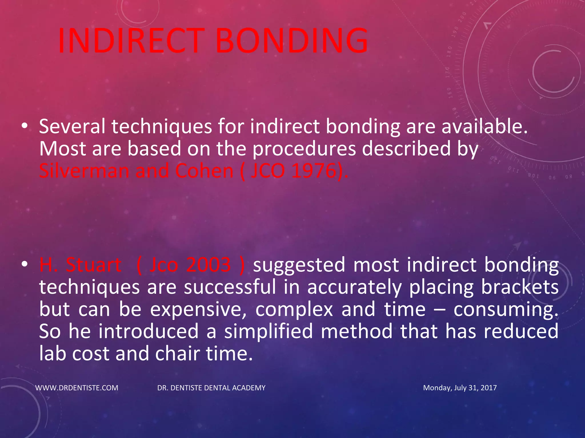 BANDING AND BONDING INN ORTHODONTICS | PPT