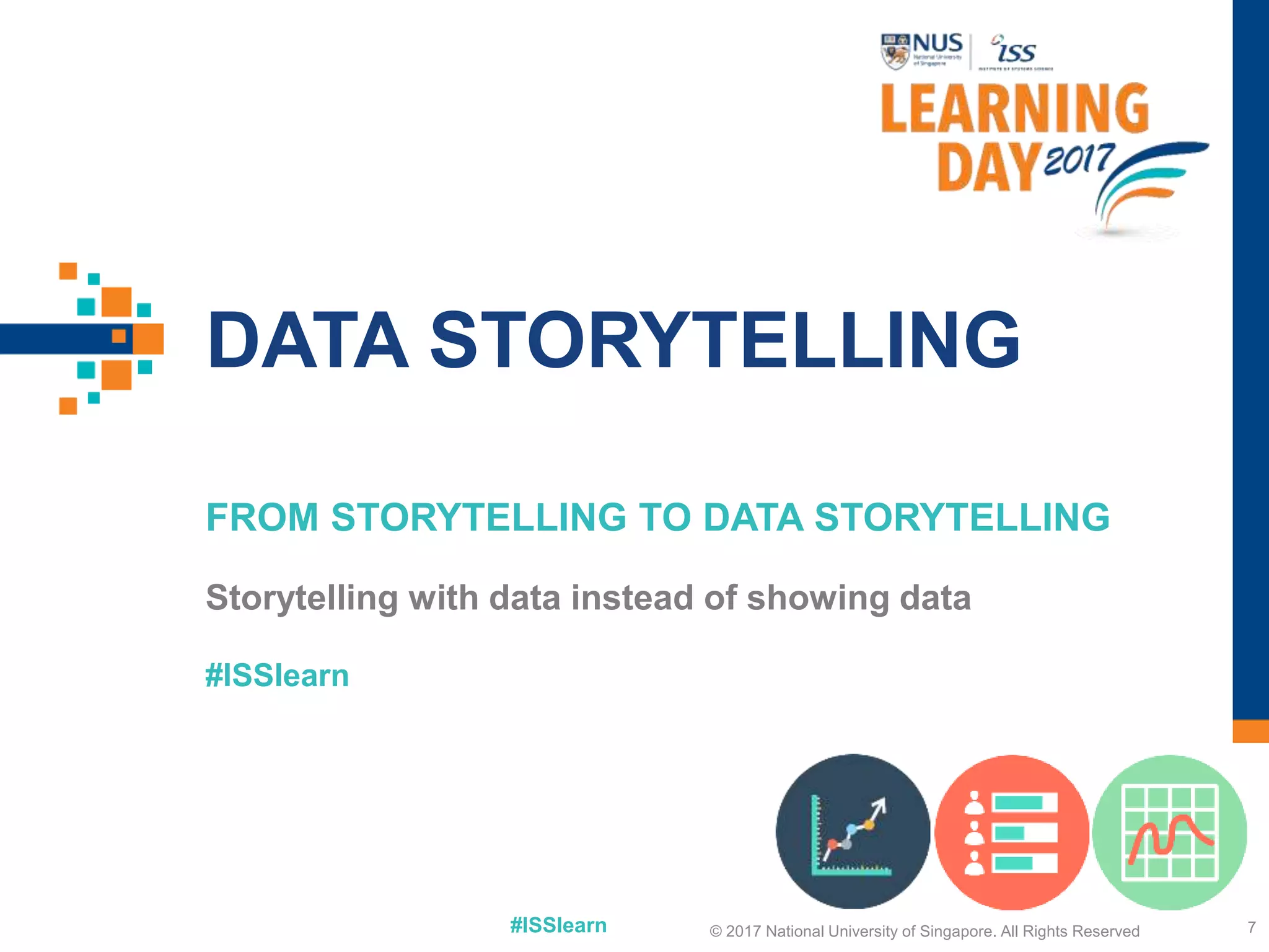 NUS-ISS Learning Day 2017 - Data Visualisation & Storytelling with (Geo)Dashboard, (Geo ...