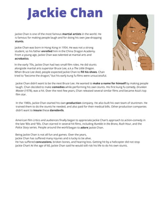 Jackie Chan | PDF