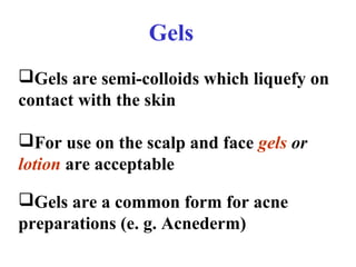 Semisolid Dosage Forms. Aerosols | PPT