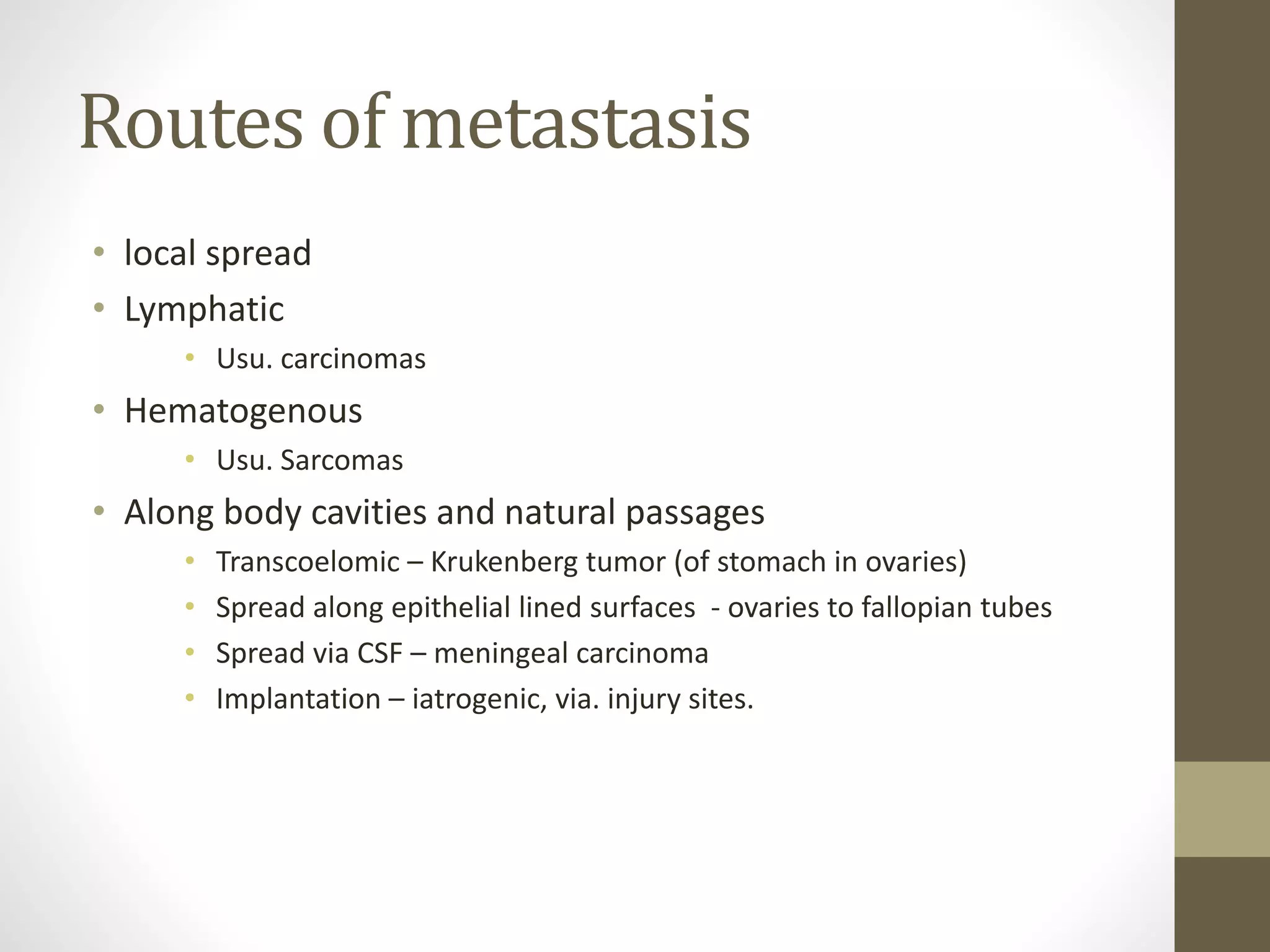 9. neoplasia | PPTX