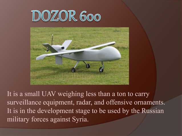 9. Scope Of UAV In Russia | PPT
